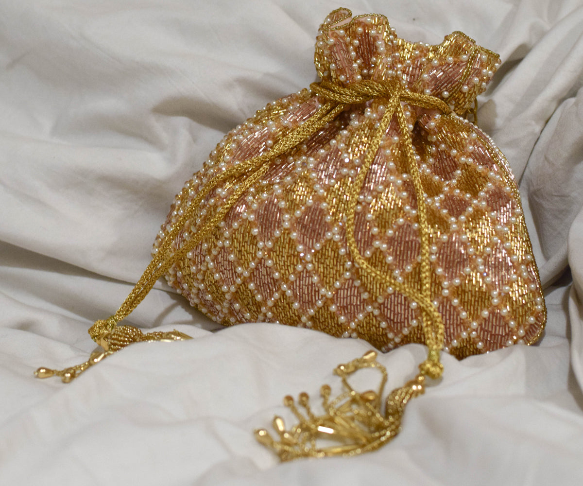 Rabia Potli – Rose Gold – Eena Official